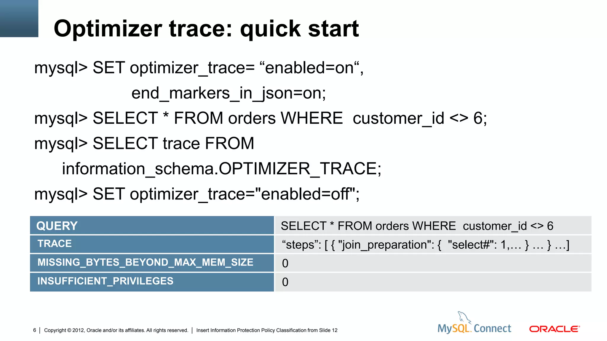 Powerful Explain in MySQL 5.6 | PDF
