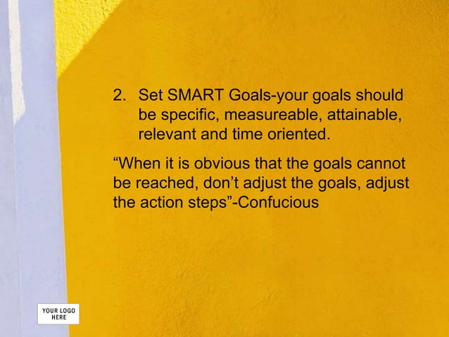 Powerful Goal Setting Strategies | PPTX