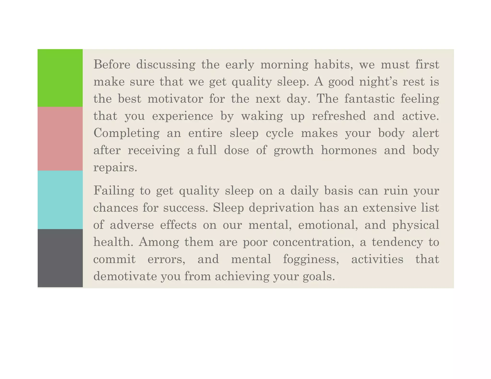 Powerful morning habits that motivate you to success | PDF
