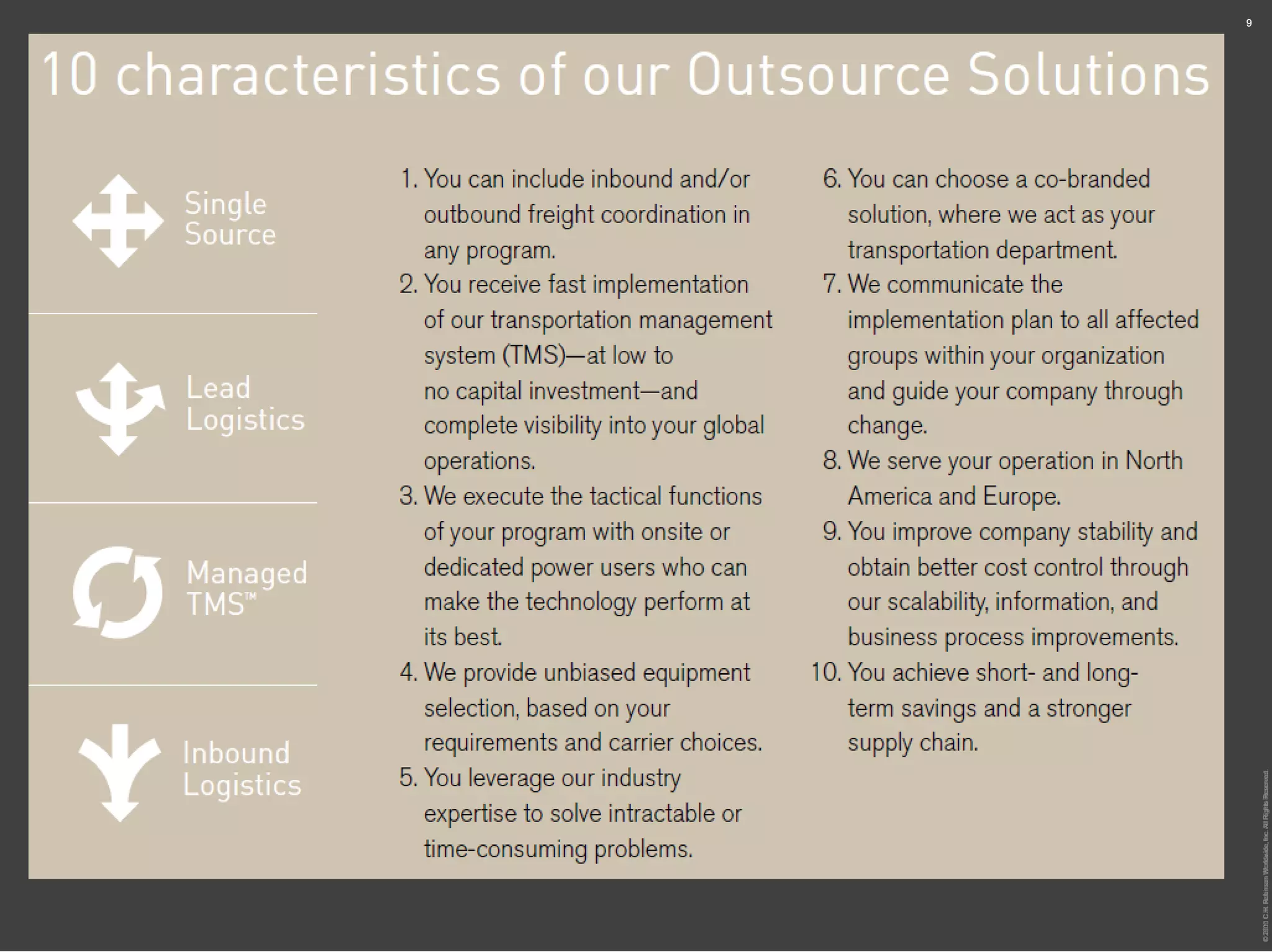 Outsource Solutions Overview | PPT