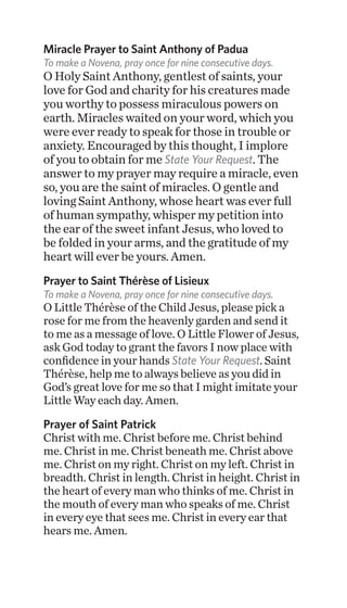 Powerful prayers every catholic should know | PDF