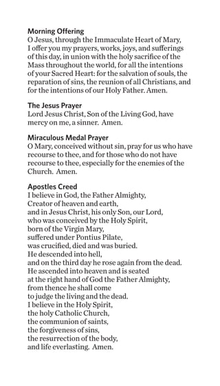 Powerful prayers every catholic should know | PDF