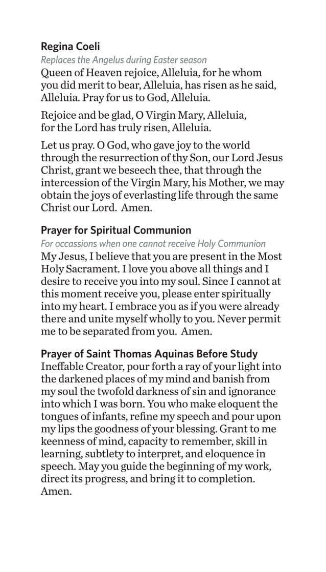 Powerful prayers every catholic should know | PDF