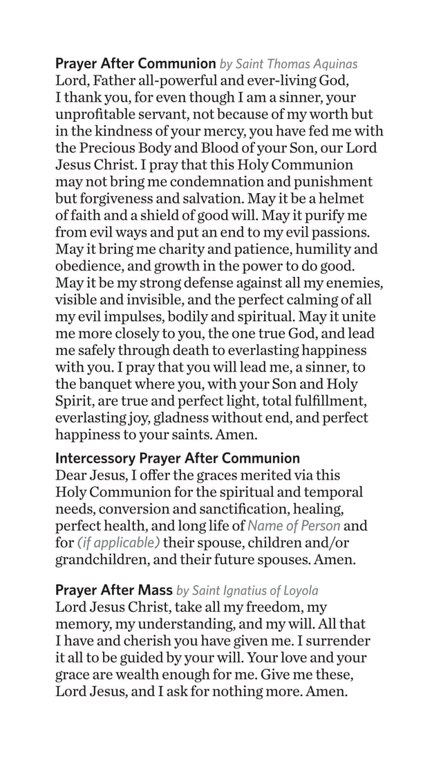 Powerful prayers every catholic should know | PDF