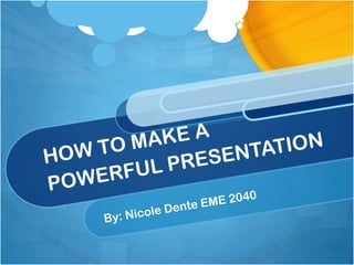 Powerful presentation | PPT