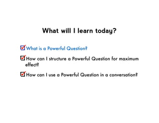 Powerful Questions | PDF