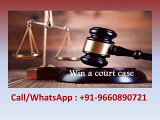 Powerful spell casters to win a court case | PPTX