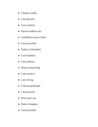 Powerful Three-Word Affirmations For Success.pdf