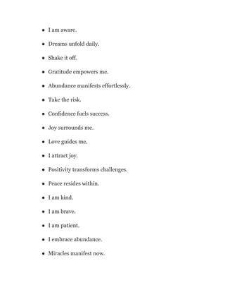 Powerful Three-Word Affirmations For Success.pdf