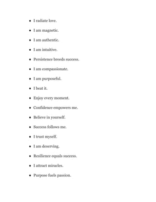 Powerful Three-Word Affirmations For Success.pdf