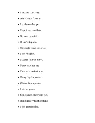 Powerful Three-Word Affirmations For Success.pdf