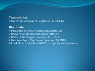 Power genaration in bangladesh | PPTX