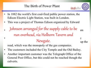 Power Generation thermal power plant iit | PPT