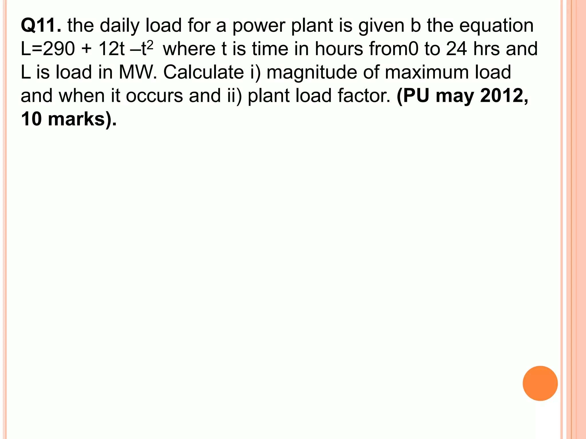 Power generation and economics | PPTX