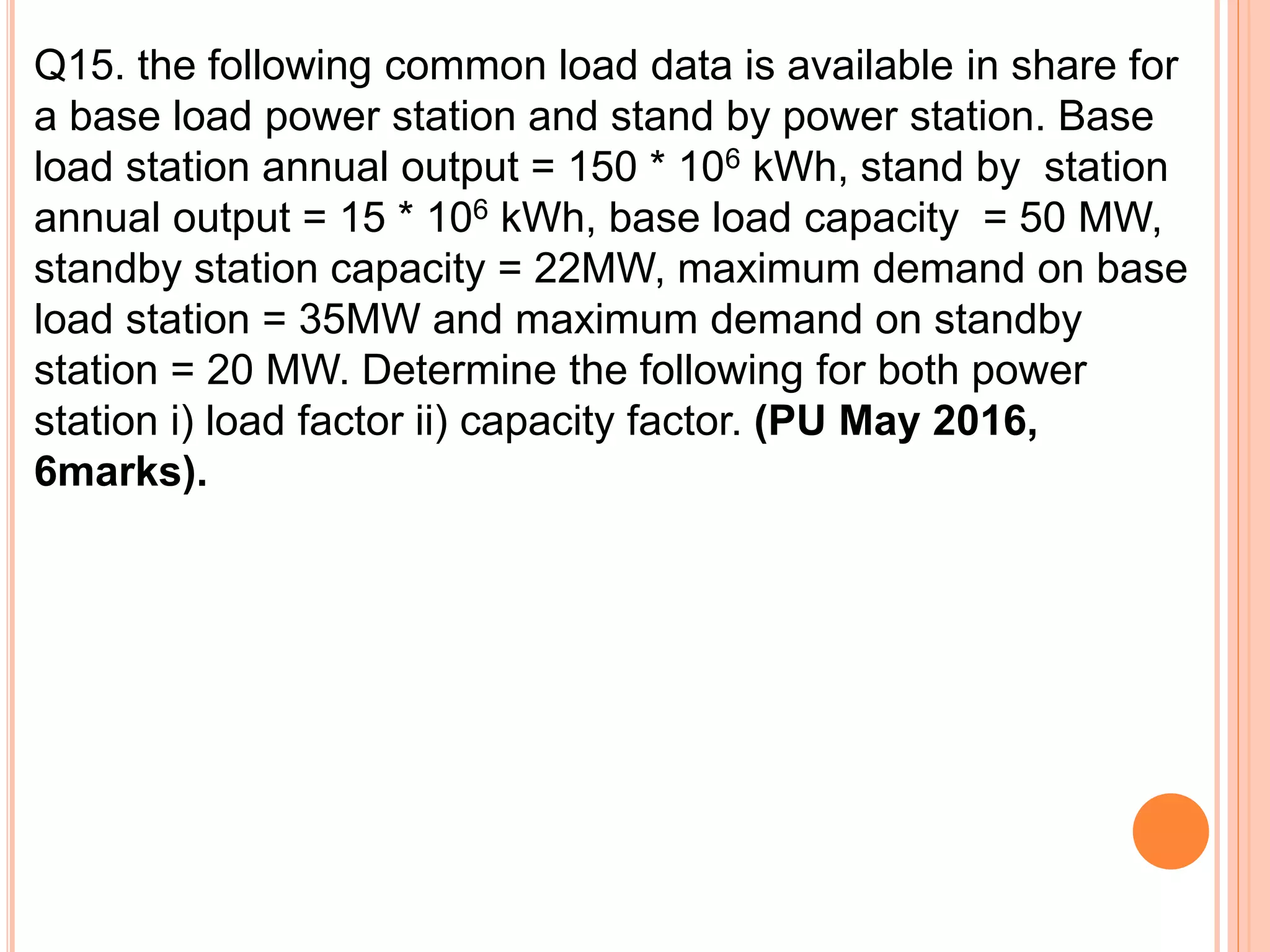 Power generation and economics | PPTX