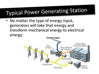 Grade9, U2-L7-Power generation, efficiency and cost of electricity | PPTX