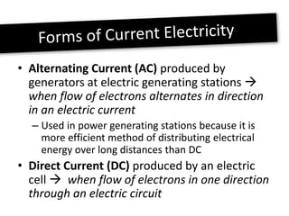 Grade9, U2-L7-Power generation, efficiency and cost of electricity | PPTX