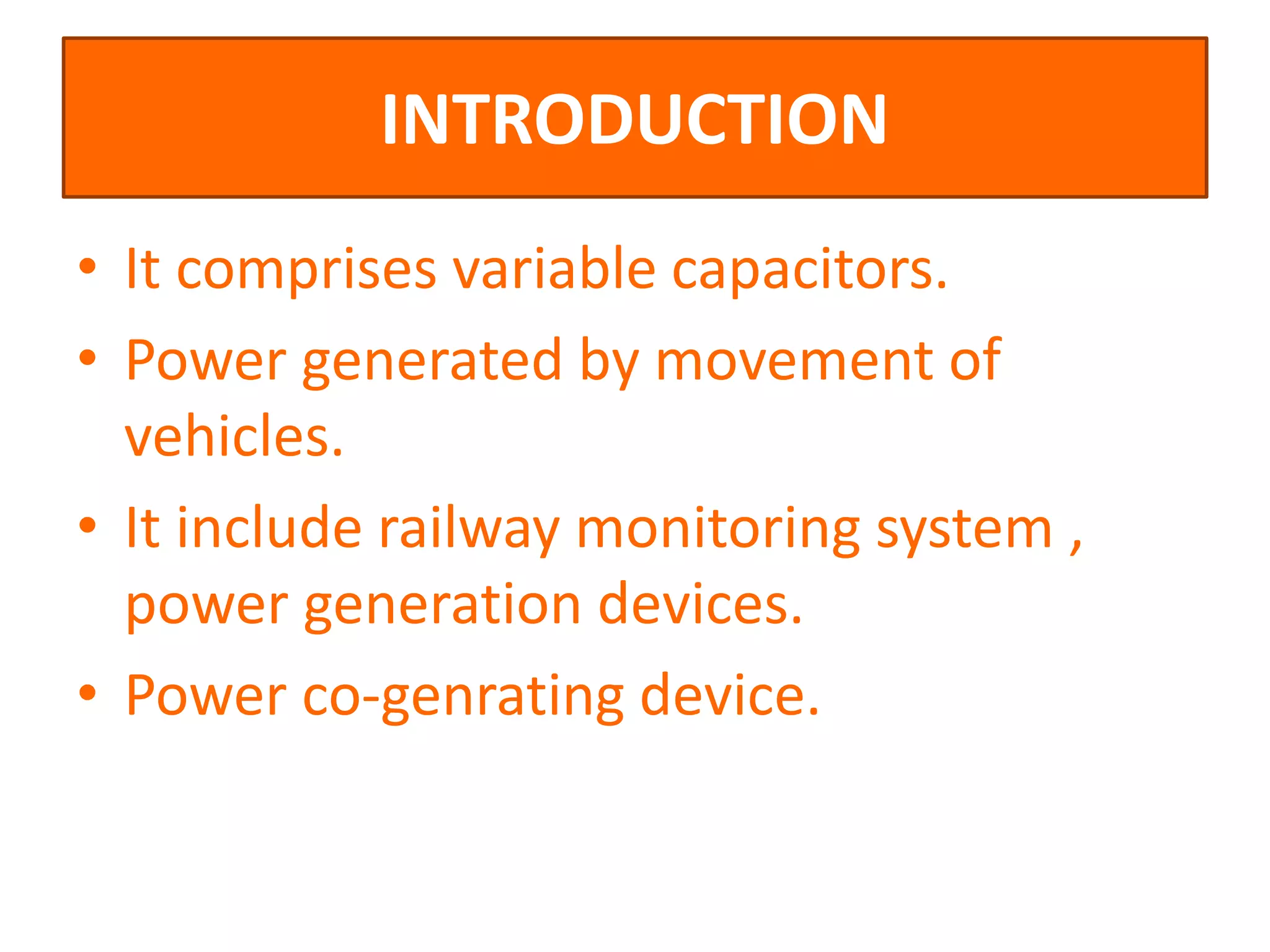 Power generation from railway track | PPTX