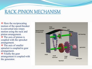 Power generation from speed breakers | PPTX