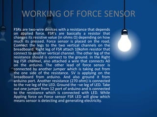 Power generation through speed breaker and footsteps | PPTX