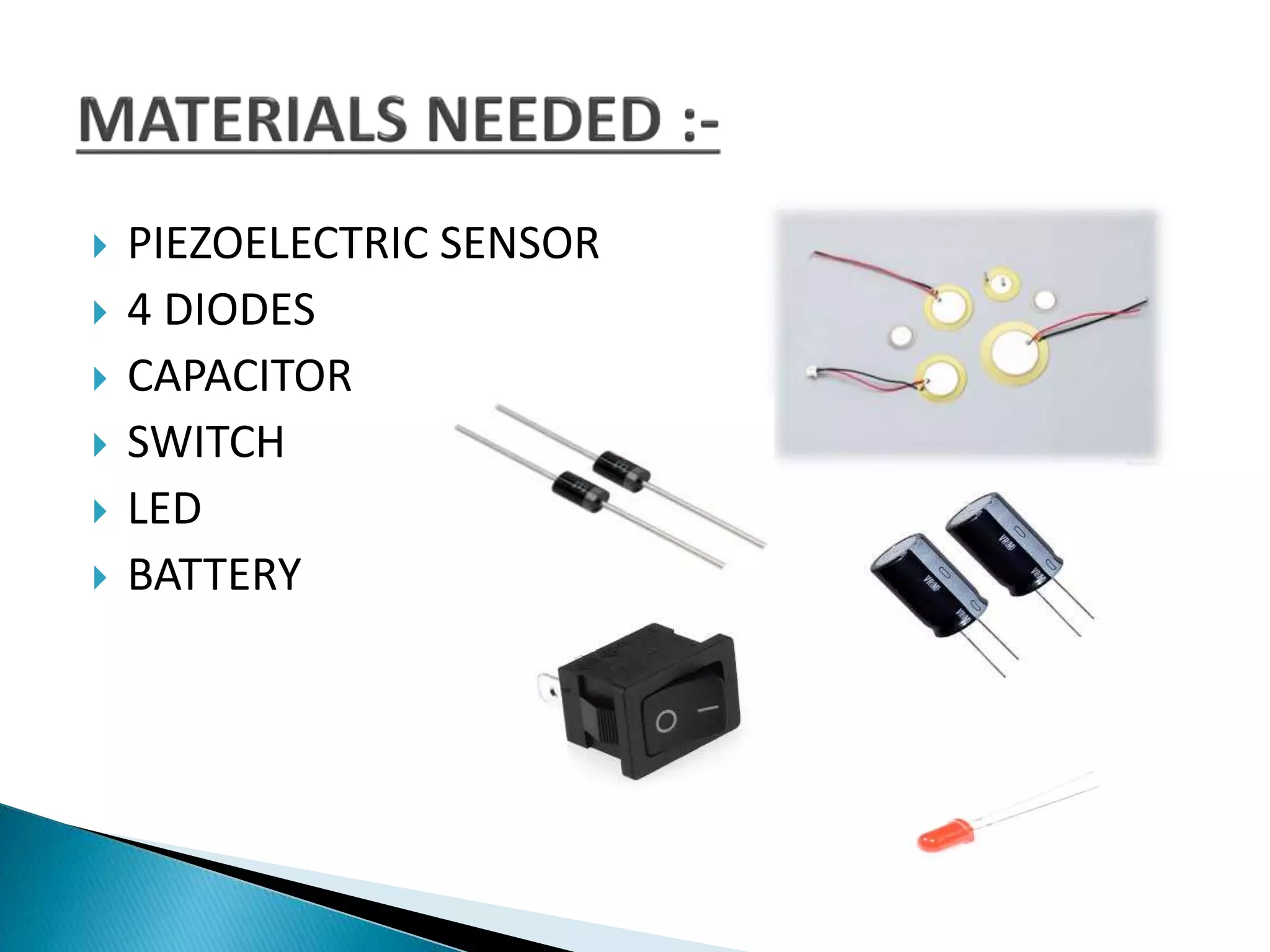 Power generation using piezoelectric | PPTX