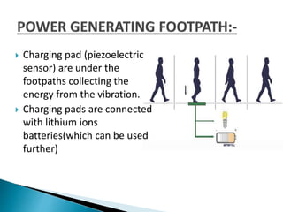 Power generation using piezoelectric | PPTX