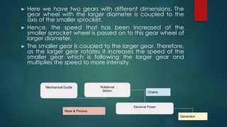 Power generation using speed breakers | PPTX