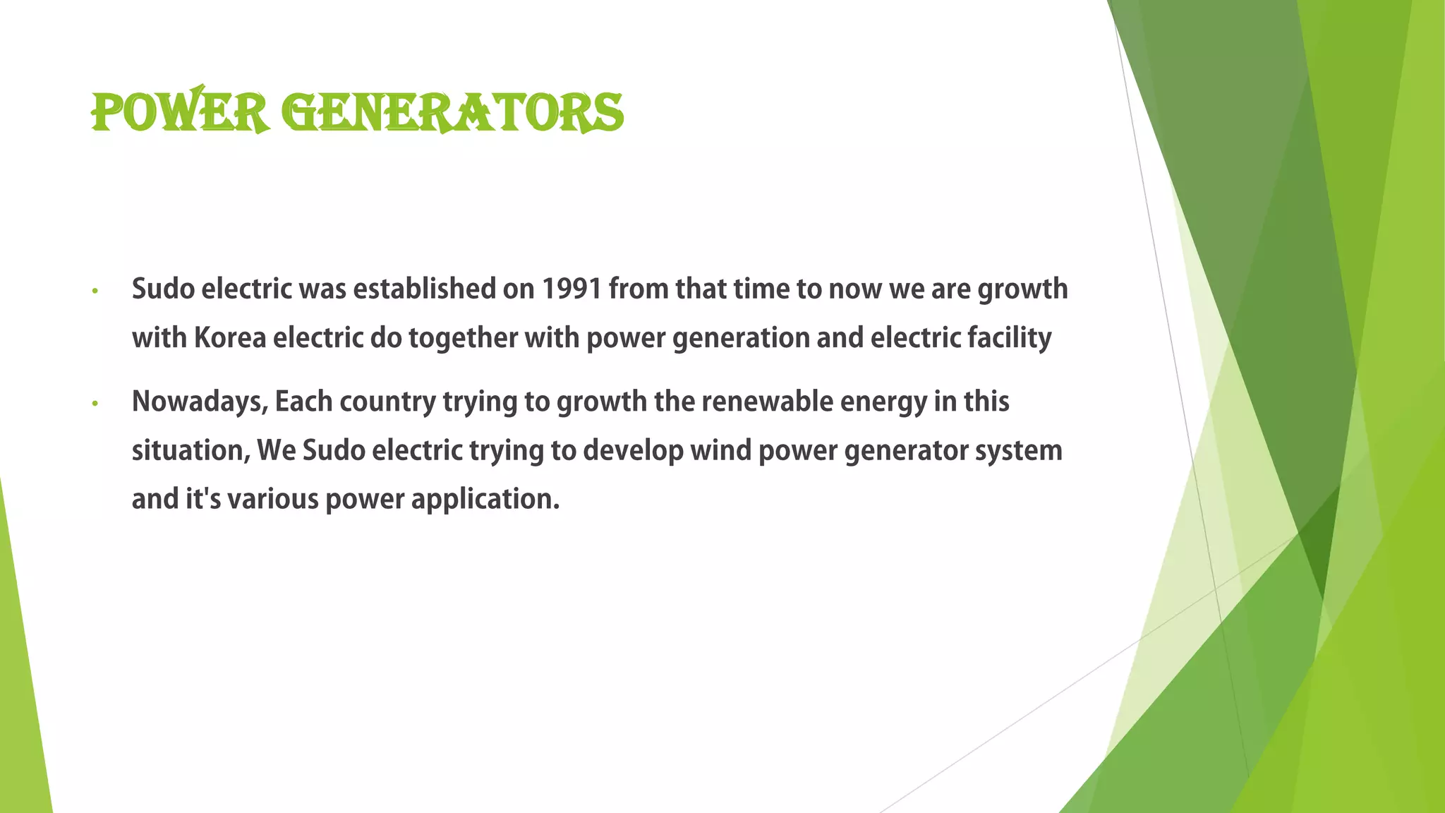 Power generators | PDF