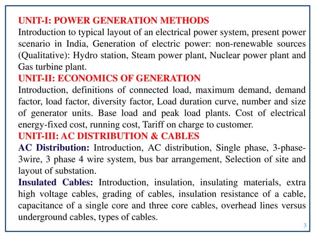 Power System - Types of Power Plants overview | PDF