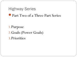 Power goals presentation | PPT