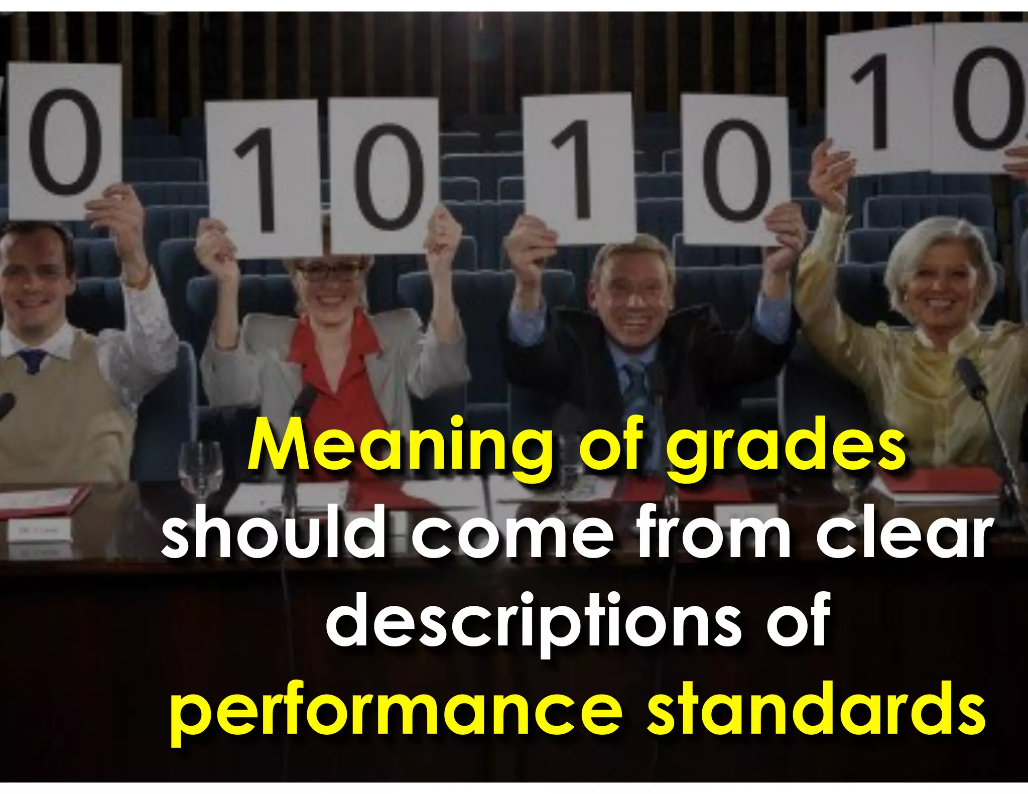 Power Grading & Assessments by the Standards | PPT