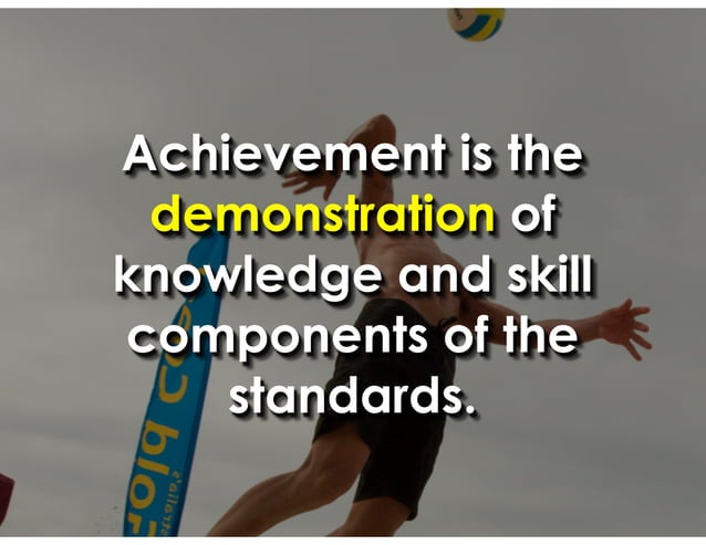 Power Grading & Assessments by the Standards | PPT