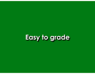 Power Grading & Assessments by the Standards