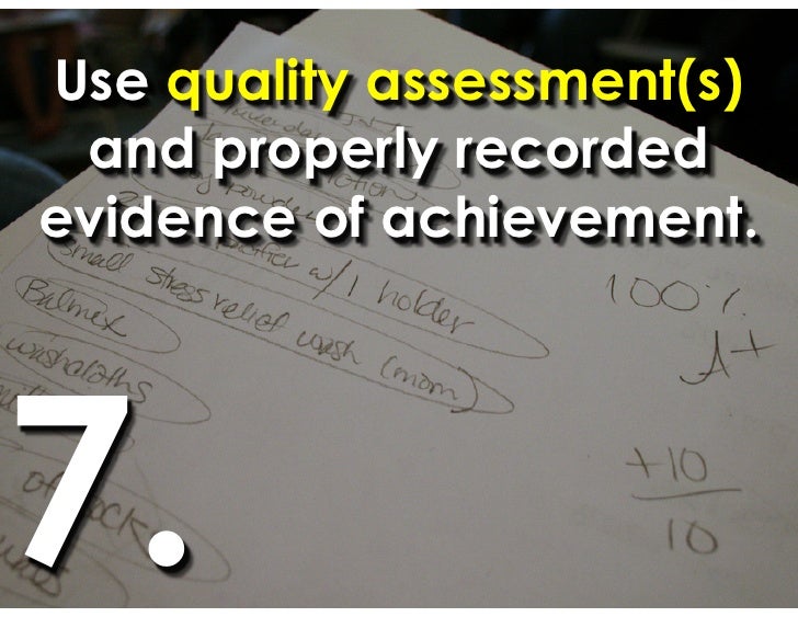 Power Grading & Assessments by the Standards