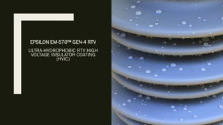 Powergrid Vizag 400 kV and HVDC yard: Epsilon RTV Insulator Coating | PDF