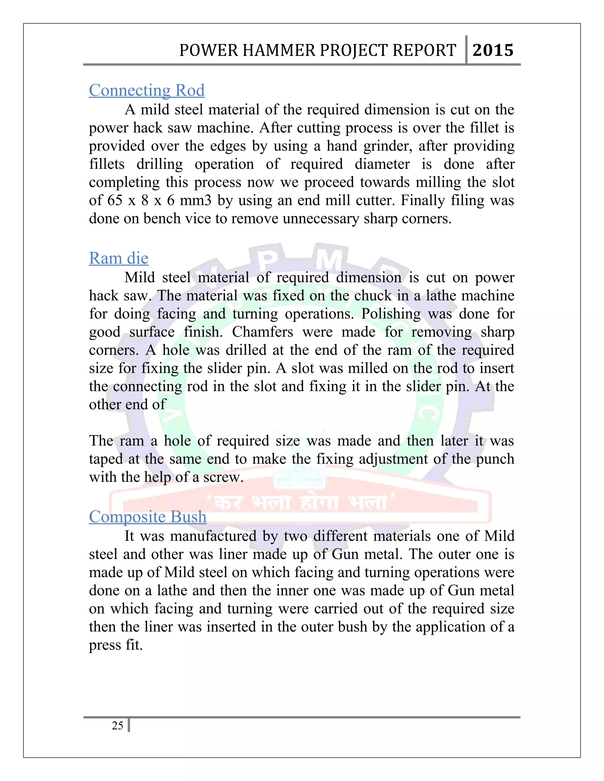 Power hammer project | DOC