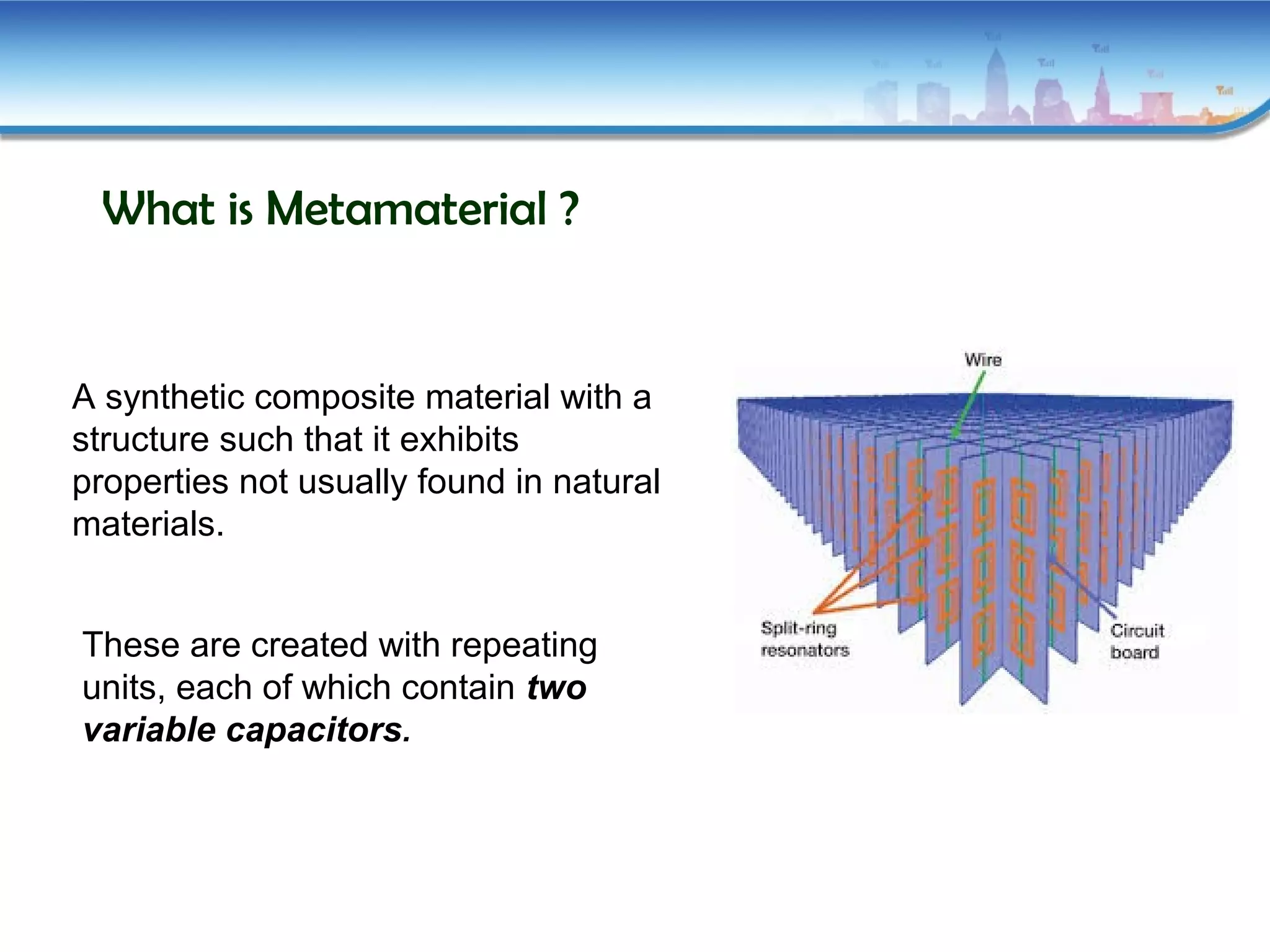 Power harvesting metamaterial | PPT