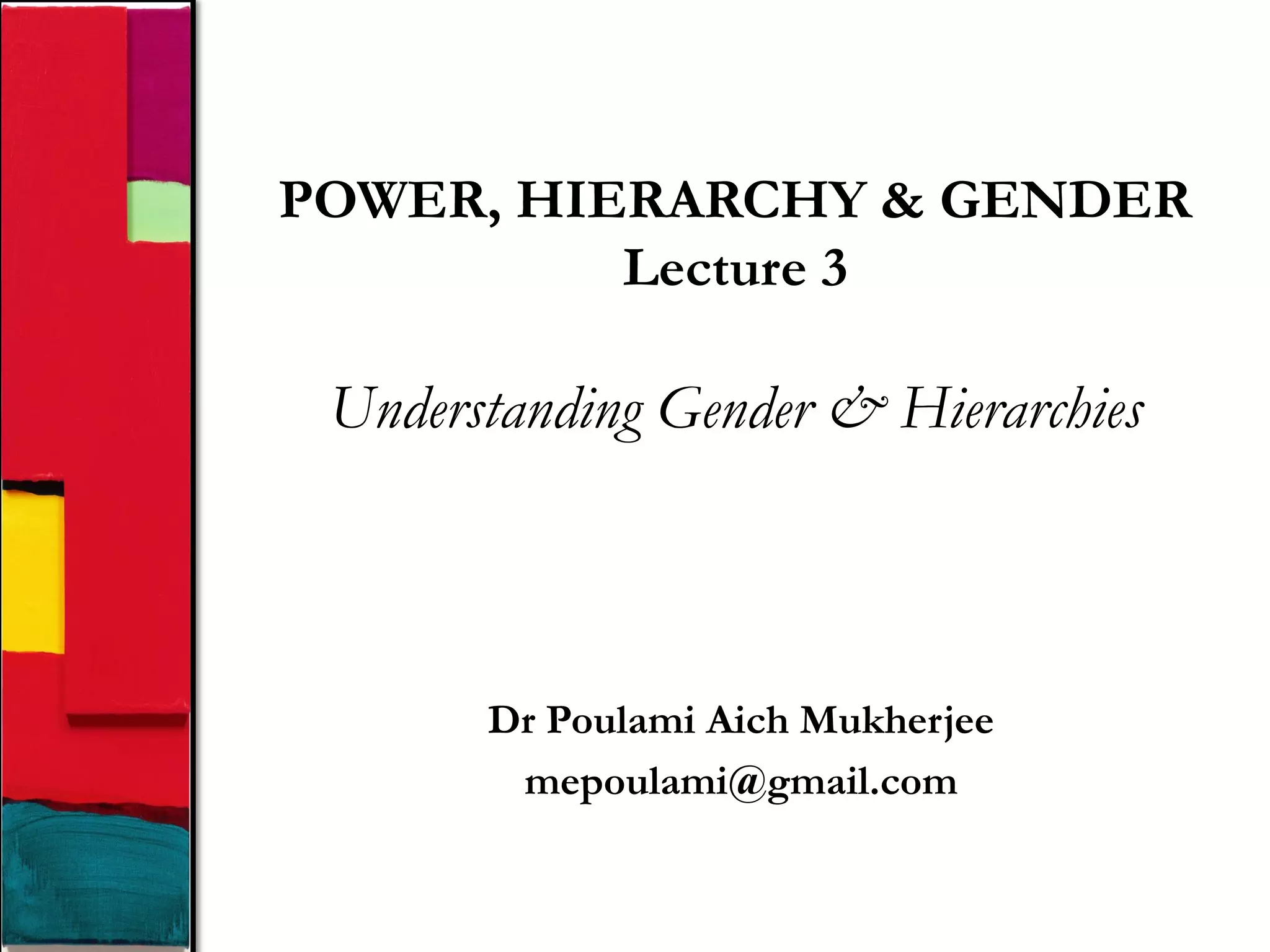 Power Hierarchy and Gender-poulami aich mukherjee.pdf