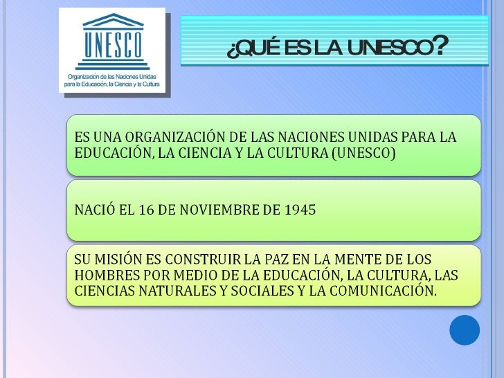 Educación y Políticas de la UNESCO