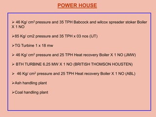 Power house specifications & operations | PPT