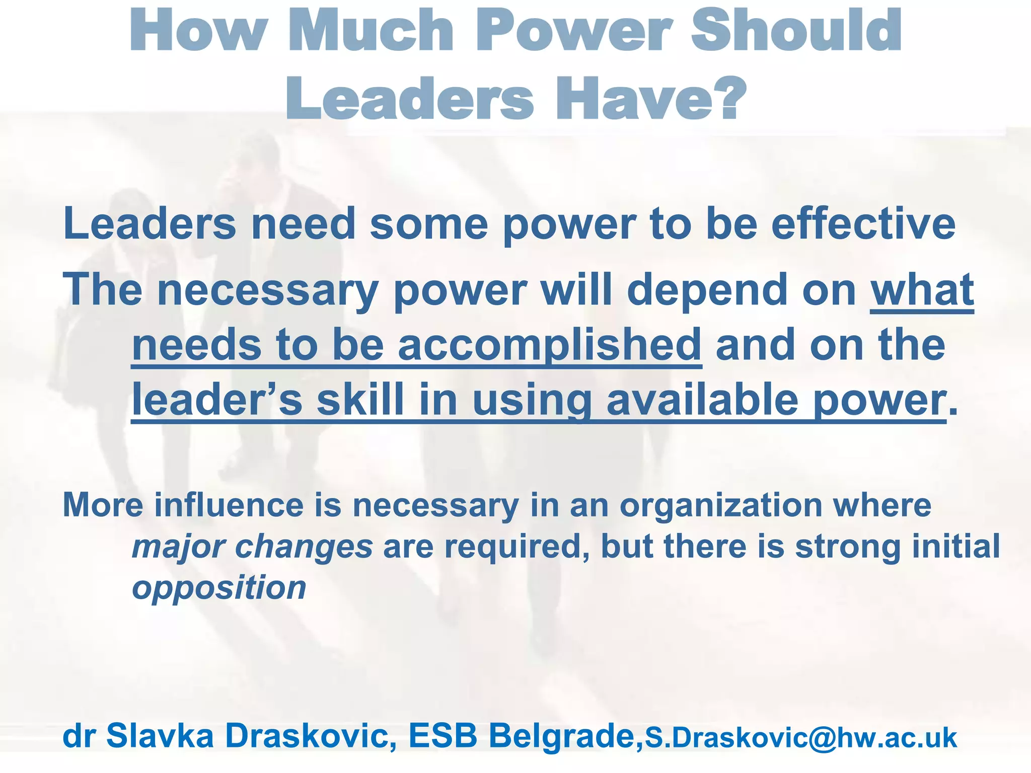 Power & influence | PPT