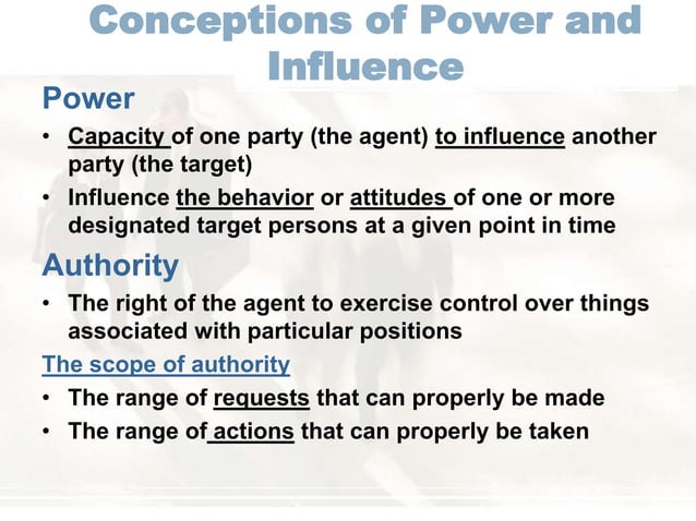 Power & influence | PPT
