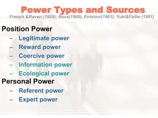 Power & influence | PPT