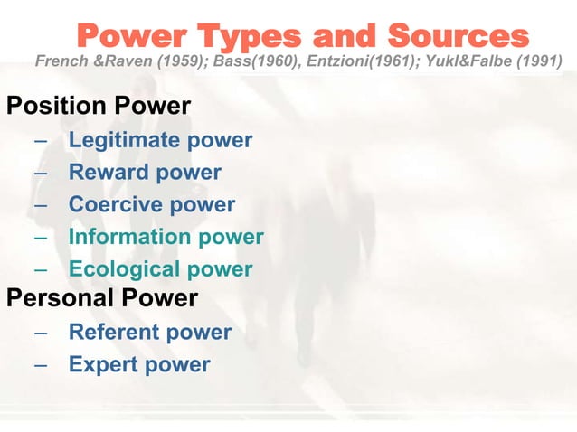 Power & influence | PPT