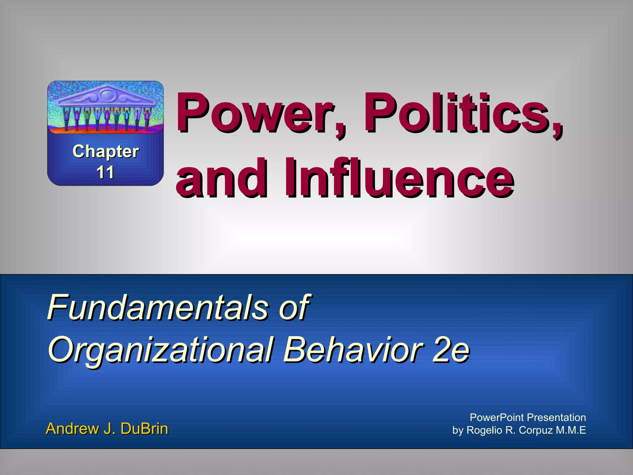Power, Influence and Politics | PPT