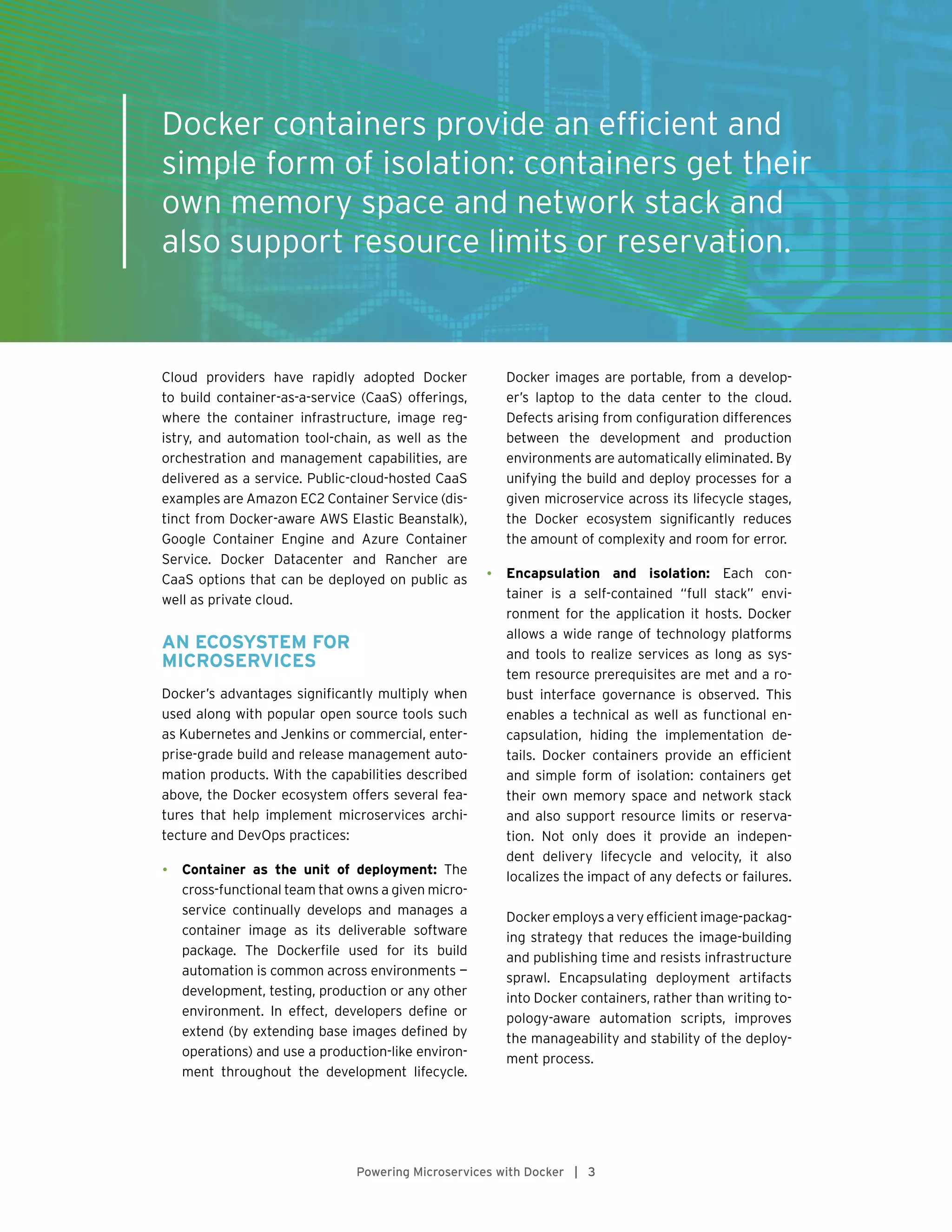 Powering Microservices with Docker | PDF