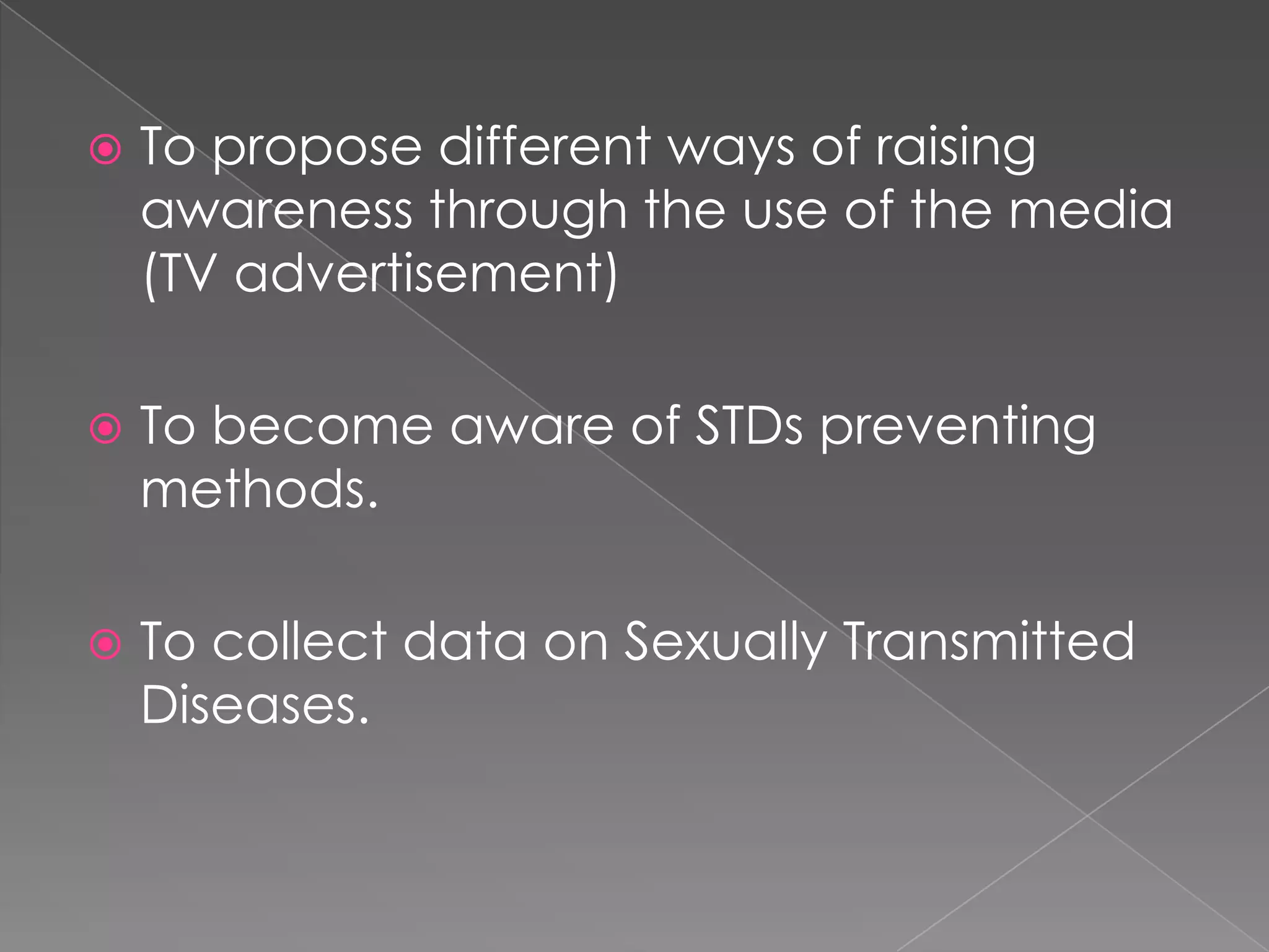 Sexually Transmitted Diseases (STDs) | PPT