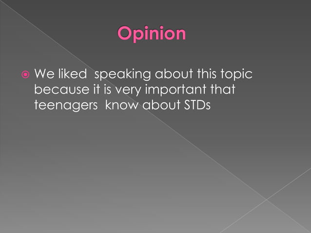 Sexually Transmitted Diseases (STDs) | PPTX