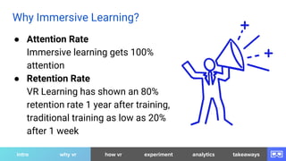 Powering Next-Gen Learning with VR and xAPI - DevLearn 2018 | PPT