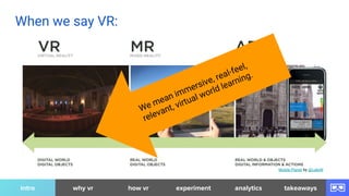 Powering Next-Gen Learning with VR and xAPI - DevLearn 2018 | PPT